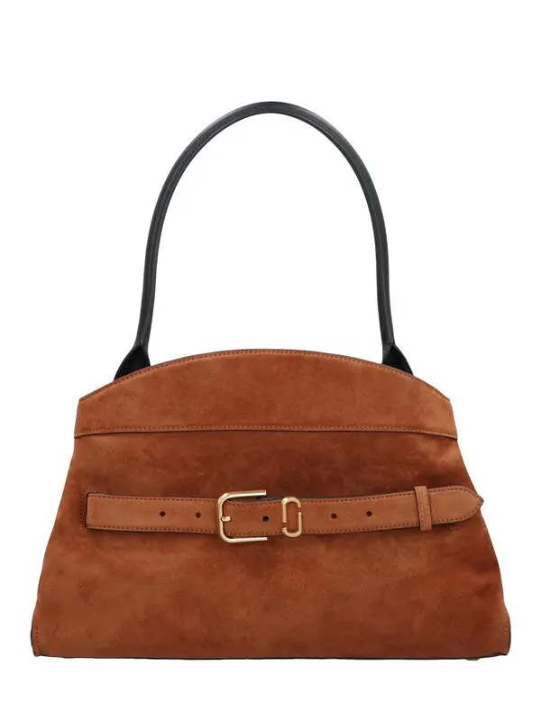 Marc Jacobs Suede Dakota Satchel Handbag - Brown