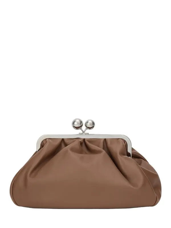 Max Mara Pasticcino Sheepskin Shoulder Bag - Brown
