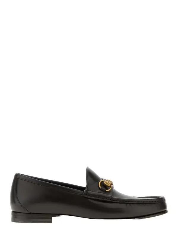 Gucci Horsebit Leather Loafers - Brown
