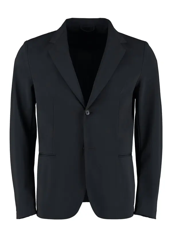 THE ALPHABET Single-breasted Two-button Jacket - Black