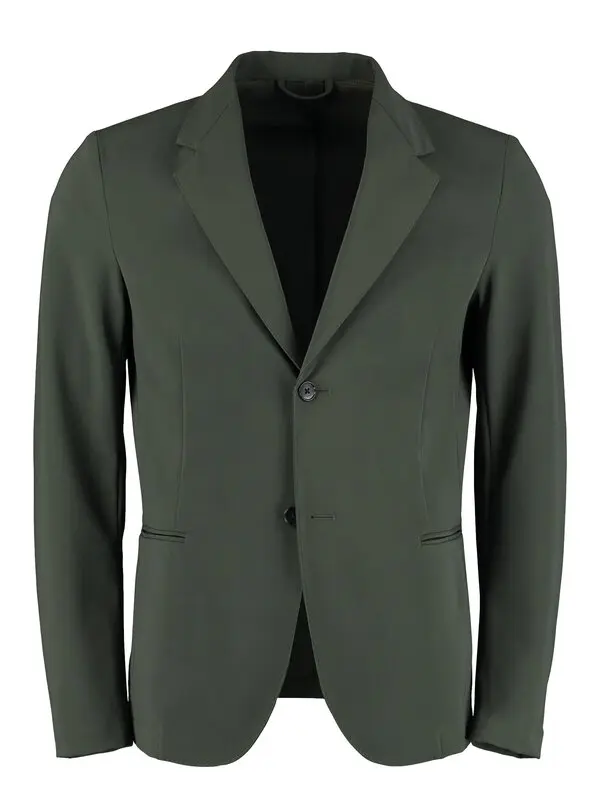 THE ALPHABET Single-breasted Two-button Jacket - Green