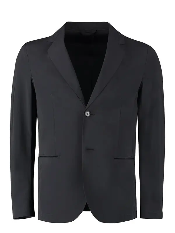 THE ALPHABET Single-breasted Two-button Jacket - Black