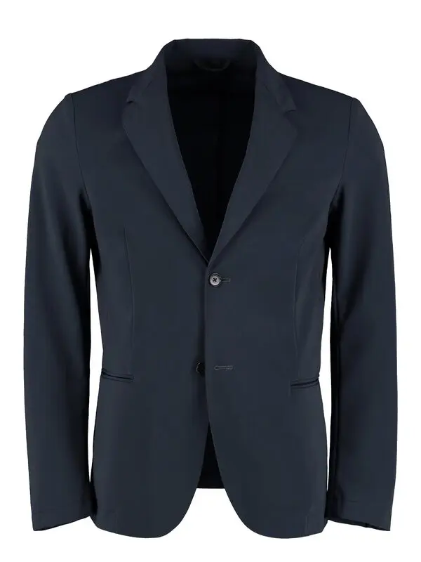 THE ALPHABET Single-breasted Two-button Jacket - Blue