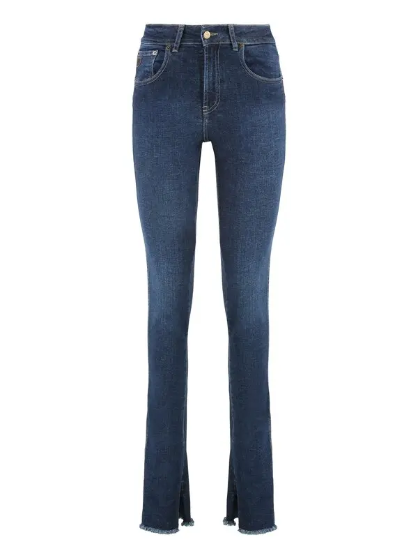 LOIS Triana Mid-rise Flared Denim Jeans - Blue