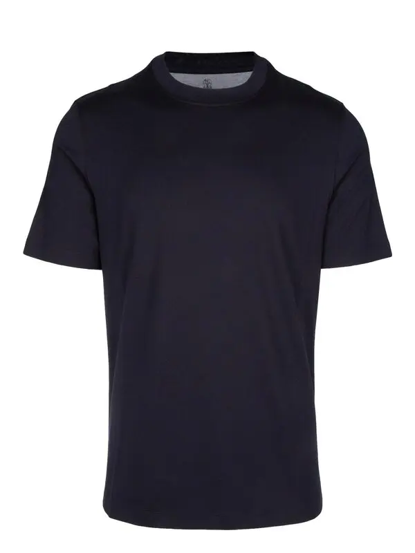 Brunello Cucinelli Crewneck T-shirt - Navy