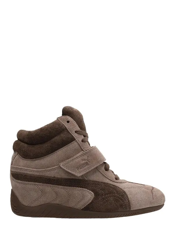 PUMA Suede-trim Low-top Sneakers - Brown