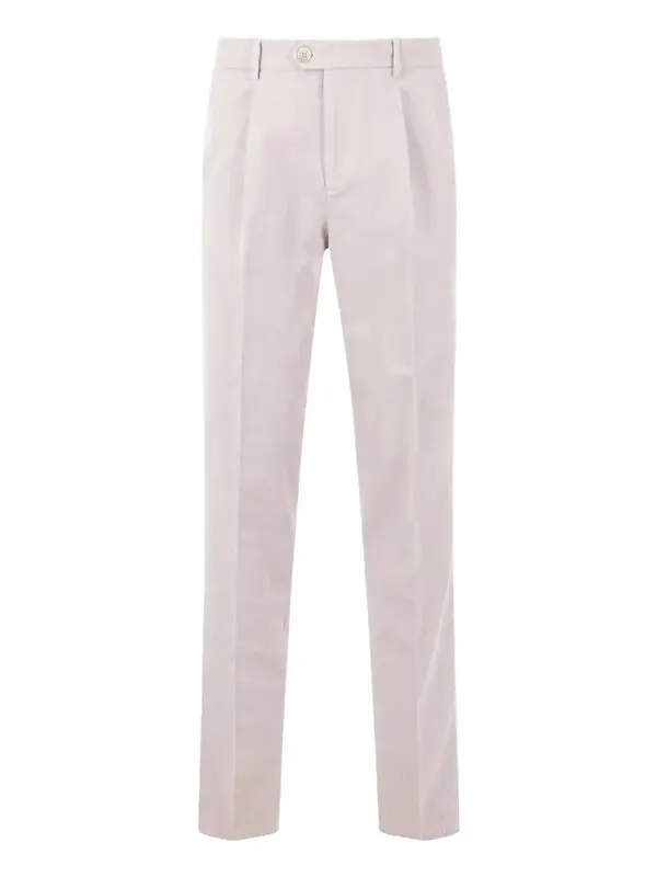 Brunello Cucinelli Tailored Dyed Trousers - Ghiaccio