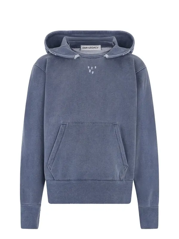 Our Legacy Relic Hoodie 1000 Points Print - Blue
