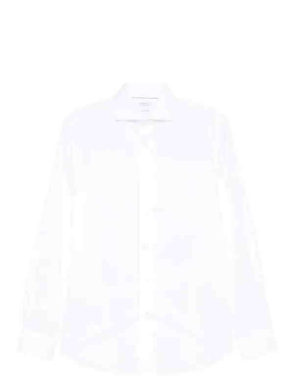Brunello Cucinelli Long Sleeve Shirt - Bianco