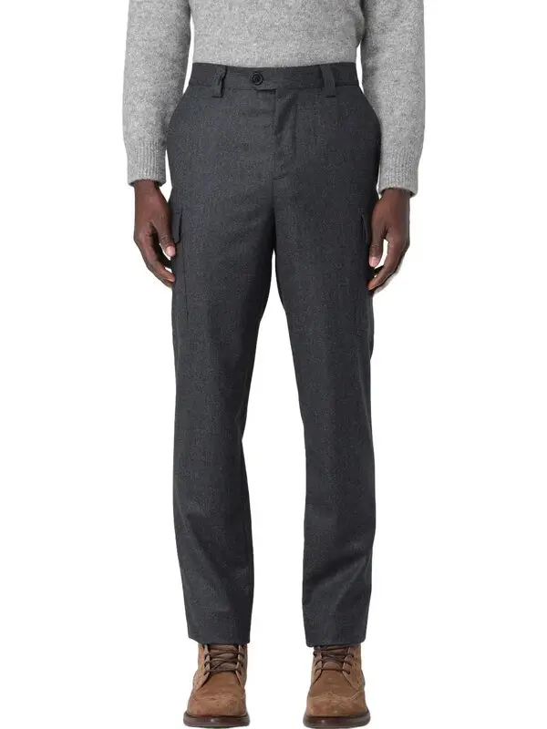 Brunello Cucinelli Tinto-dyed Tailored Dress Pants - Grigiomd