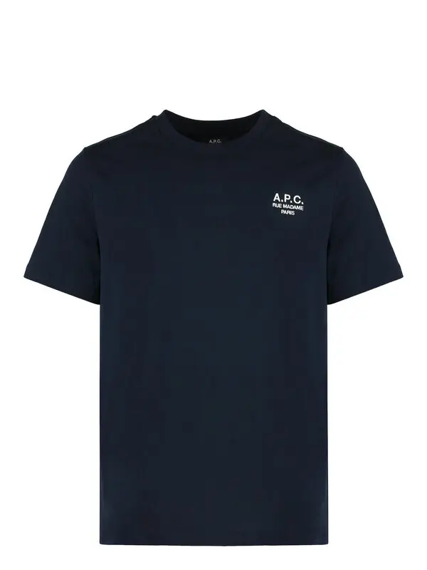 A.p.c. Standard Cotton Crew-neck T-shirt - Blue