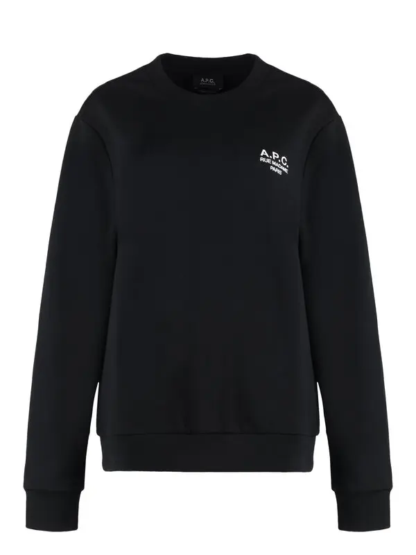A.p.c. Ribbed Cotton T-shirt - Black