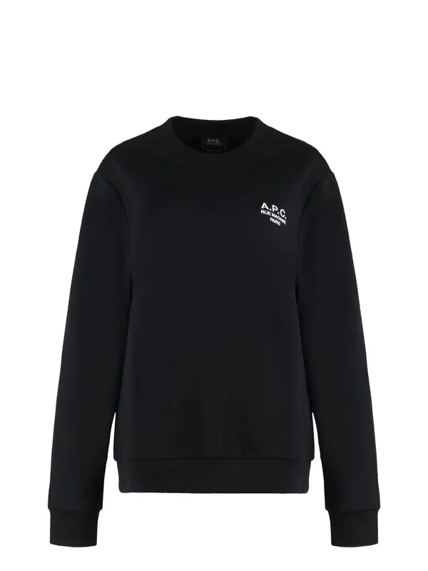 A.p.c. Ribbed Cotton T-shirt - Black