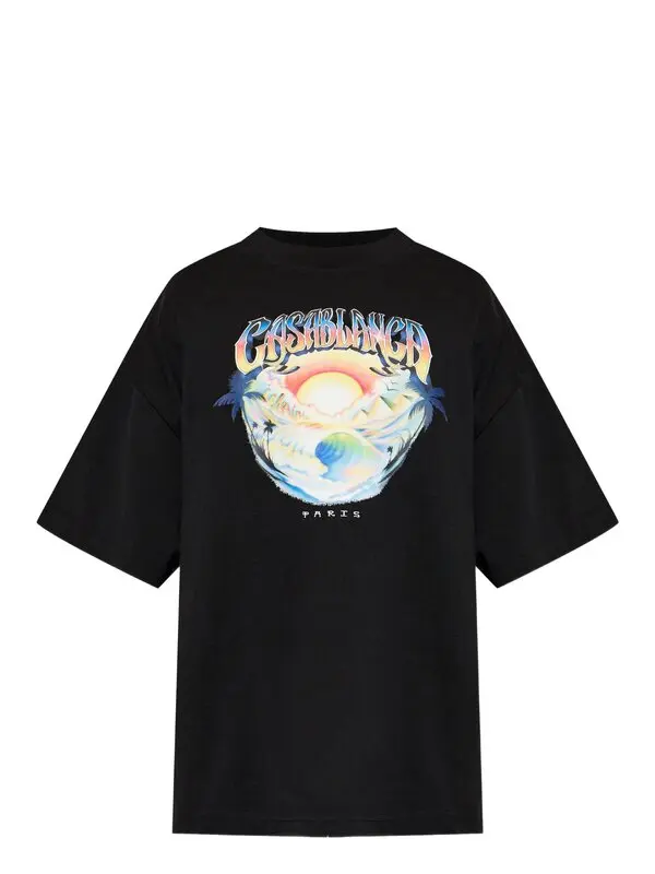 Casablanca Classic T-shirt - Black