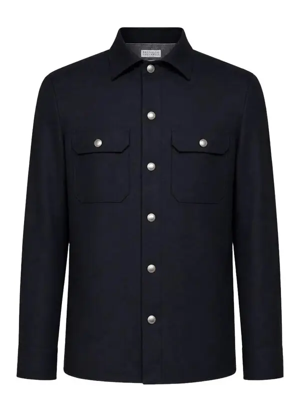 Brunello Cucinelli Automatic Shirt - Navy