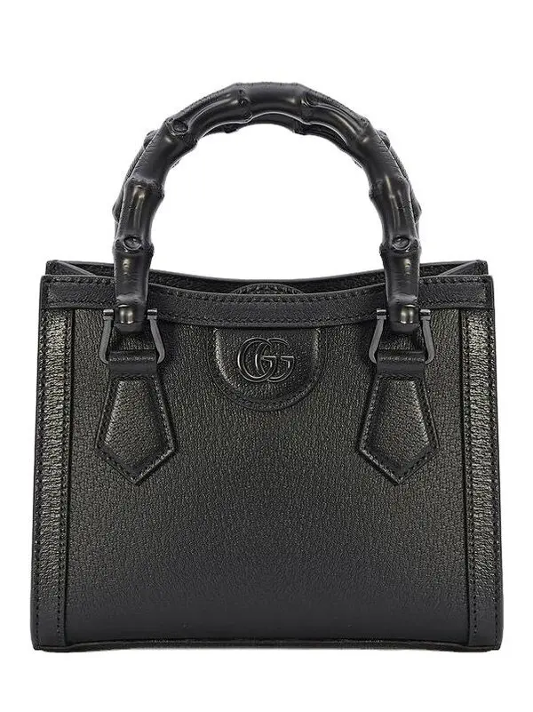 Gucci Diana Mini Tote Handbag - Blackvrv