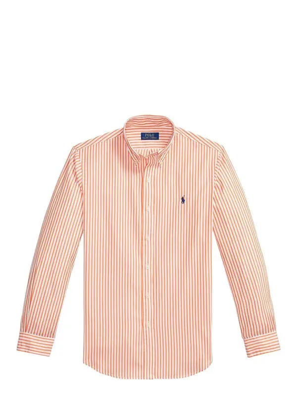 Ralph Lauren Classic 100% Cotton Shirt - Orange