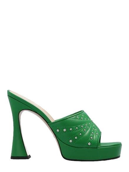Gucci Charlotte Platform Sandal - Sp.green
