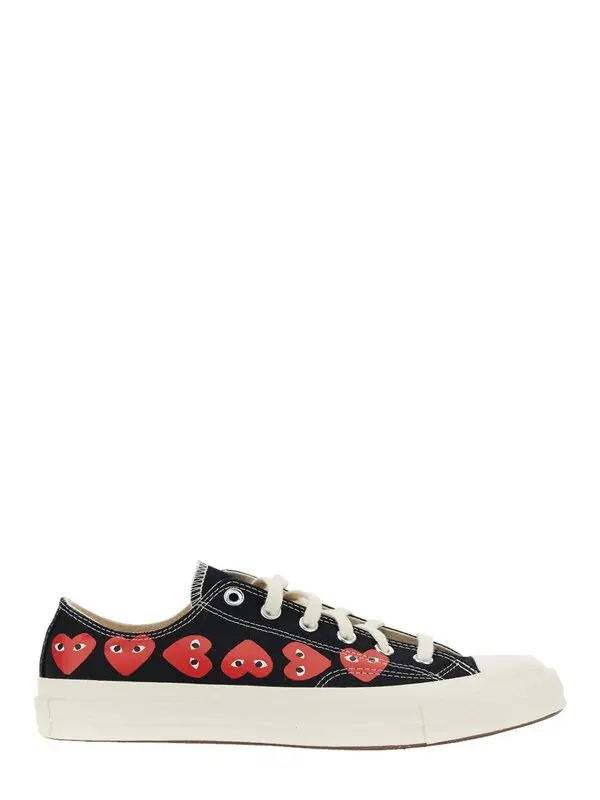CONVERSE X COMME DES GARONS PLAY Heart Motif Sneakers - Black