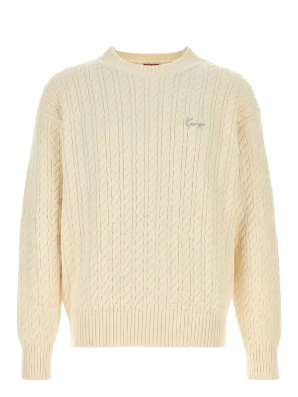 Kenzo Off-white Knit Jumper - Offwhite
