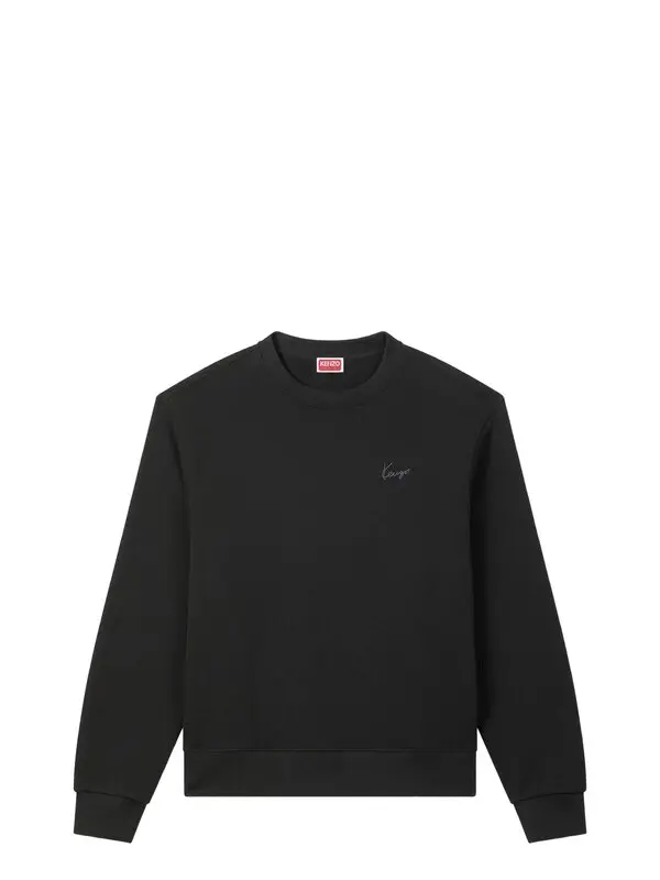 Kenzo Embroidered Logo Sweatshirt - Black
