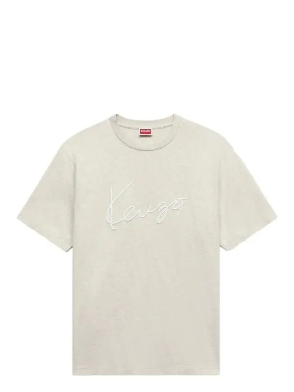 Kenzo Signature Classic T-shirt For - Palegrey
