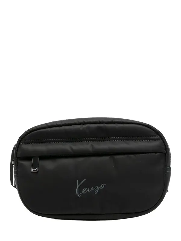 Kenzo Nylon Belt Crossbody Handbag - Black
