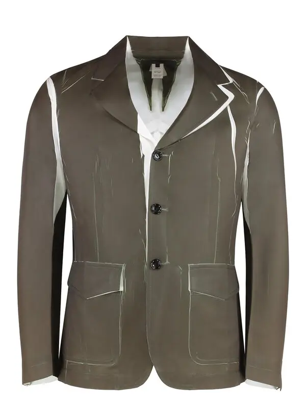 Comme Des Garçons Single-breasted Three-button Jacket - Green