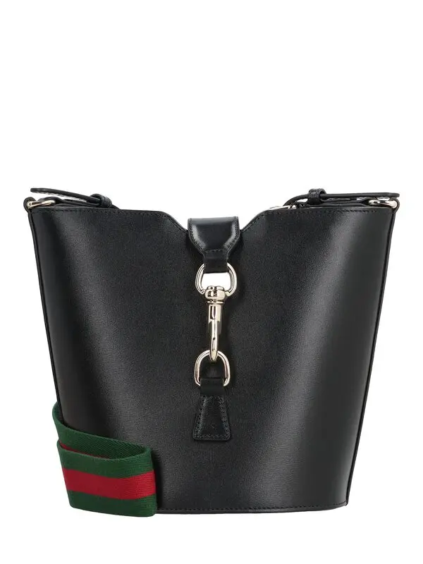 Gucci Mini Bucket Handbag With Adjustable Strap - Black