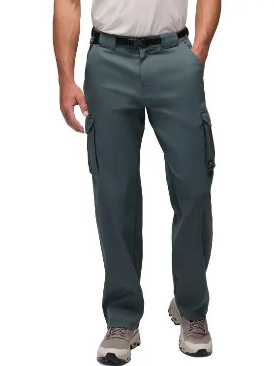 Prana Zion Relaxed Fit Cargo Pants - Grey Blue