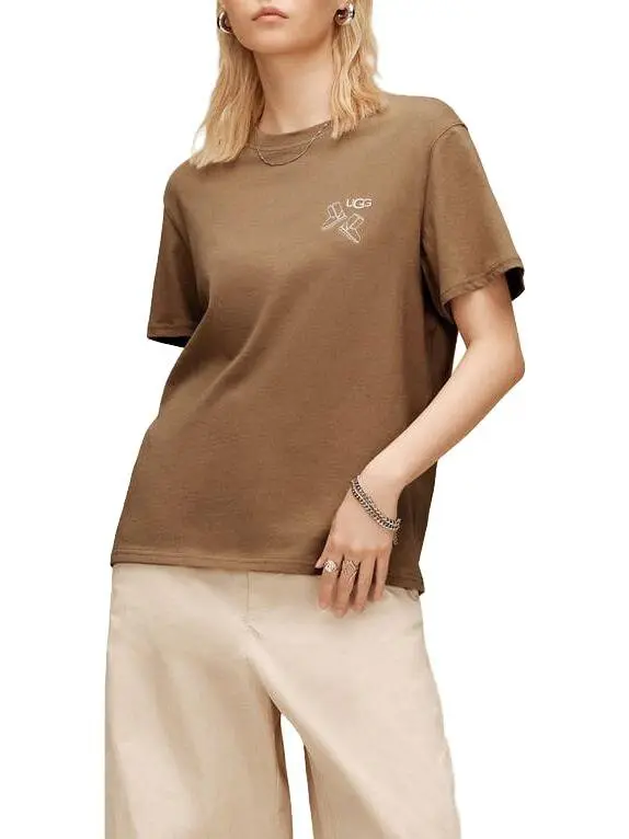 UGG Classic Boot Graphic T-shirt - Coffee Grounds
