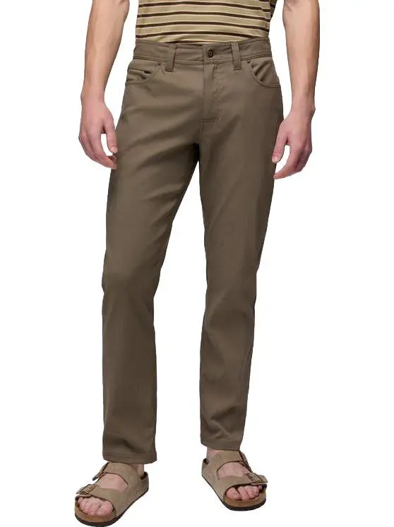 Prana Stretch Zion™ 5-pocket Tapered Pants - Mud