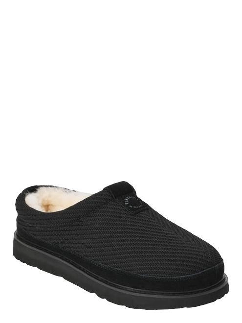 DEARFOAMS Fireside Grafton Water Repellent Knit Clog - Black