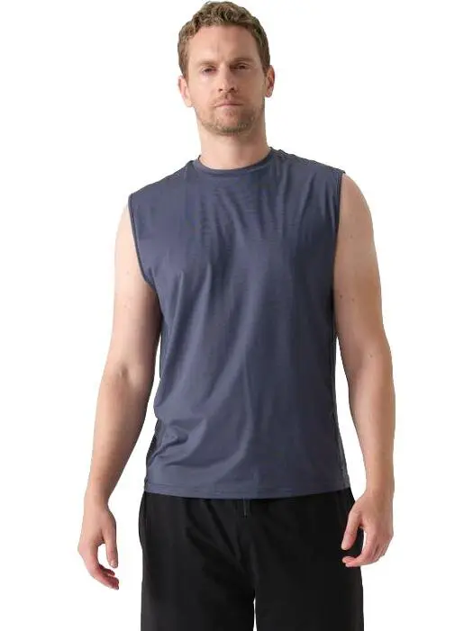 FIELDSHEER Dricomfort® Geo 365 Mineral Infused Tank Top - Arctic Blue