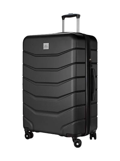 SKYWAY Silverton Hardside Expandable Large Checked Luggage - Black