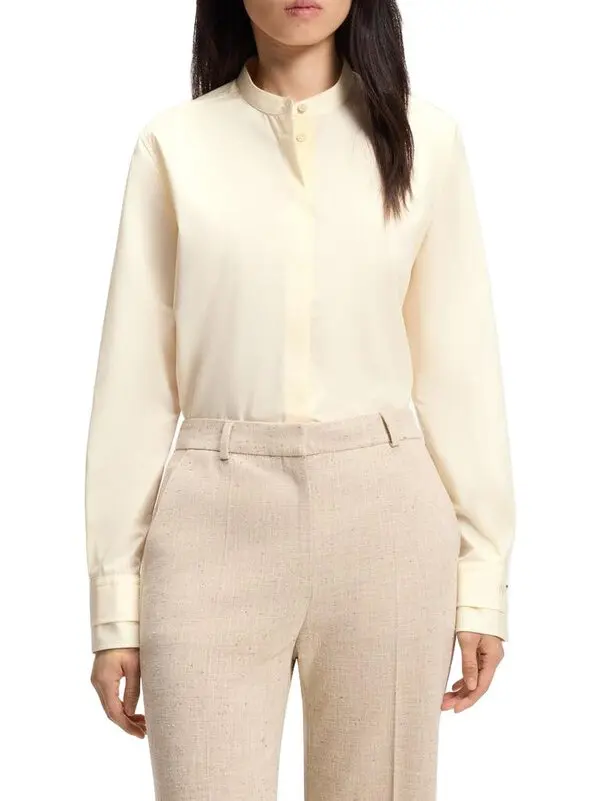 BOSS Bertyna Cotton Button-up Shirt - Afterglow