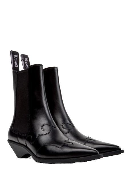 Camper Anita Pointed Toe Chelsea Boot - Black