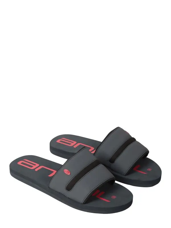 ANIMAL Wave Sliders - Charcoal