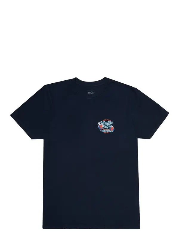 PARTY PANTS Masters League Graphic T-shirt - Navy Blue