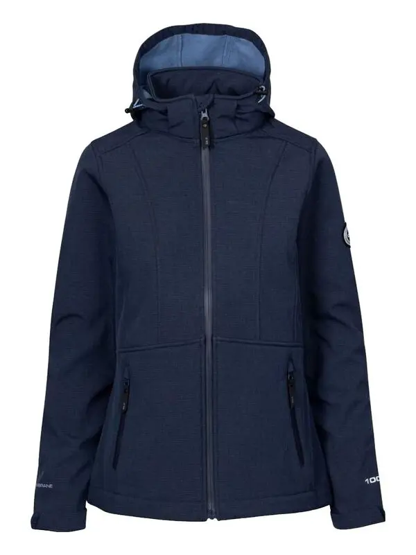 TRESPASS Christine Dlx Soft Shell Jacket - Navy Marl