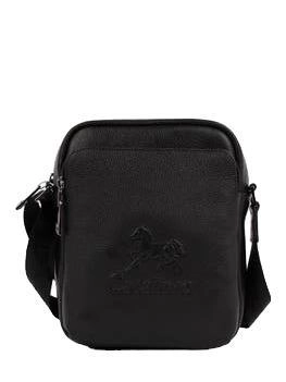 CAVALINHO El Cavaleiro 400 Leather Traveler Crossbody Bag - Black