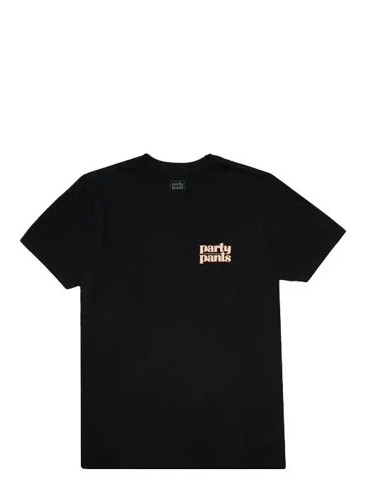 PARTY PANTS Animal Graphic T-shirt - Black