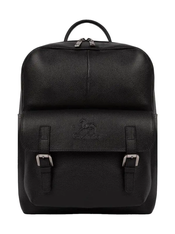CAVALINHO El Cavaleiro 619 Leather Backpack - Black