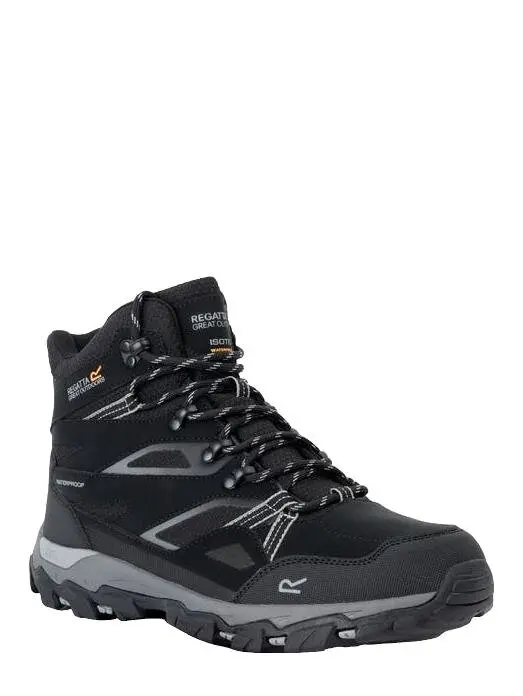 REGATTA Holcombe Iii Waterproof Walking Boots - Black And Granite