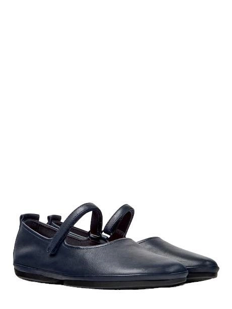 Camper Right Nina Mary Jane Flat - Dark Blue