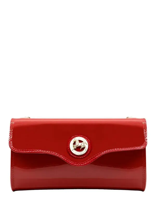 CAVALINHO Patent Leather Clutch Shoulder Bag - Red