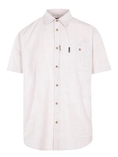 TRESPASS Basham Woven Shirt - Oatmilk