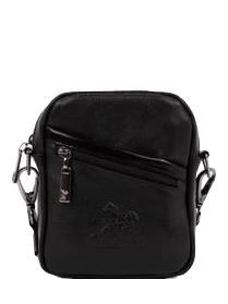 CAVALINHO El Cavaleiro 485 Leather Traveler Crossbody Bag - Black