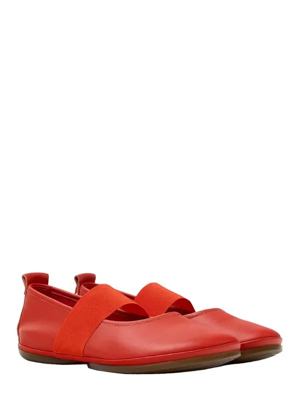 Camper Right Nina Mary Jane Flat - Bright Red