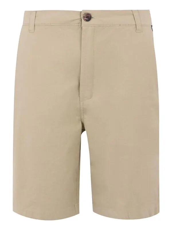 REGATTA Sabastal Cotton Blend Shorts - White Pepper